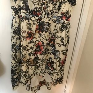 torrid | Dresses | Torrid High Low Dress Floral And Butterfly Print ...